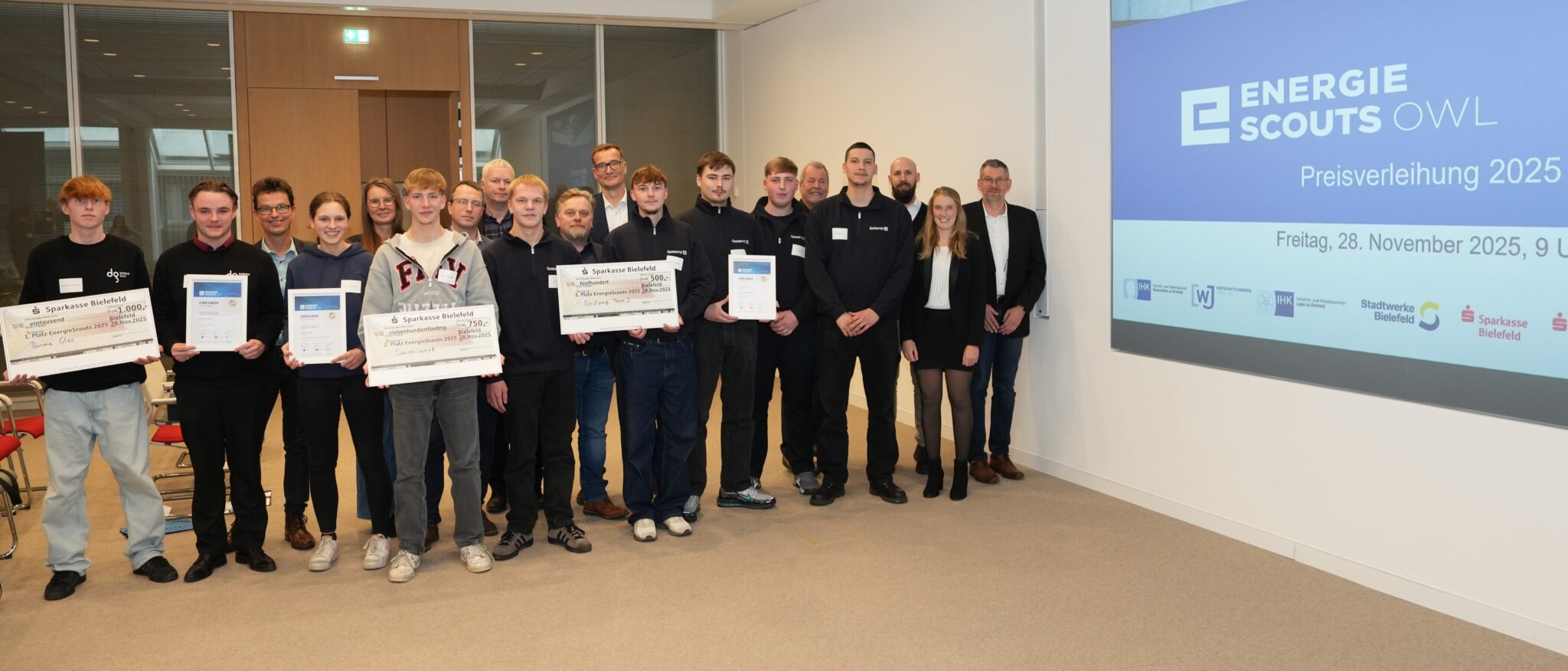Preisverleihung Energie-Scouts OWL 2025